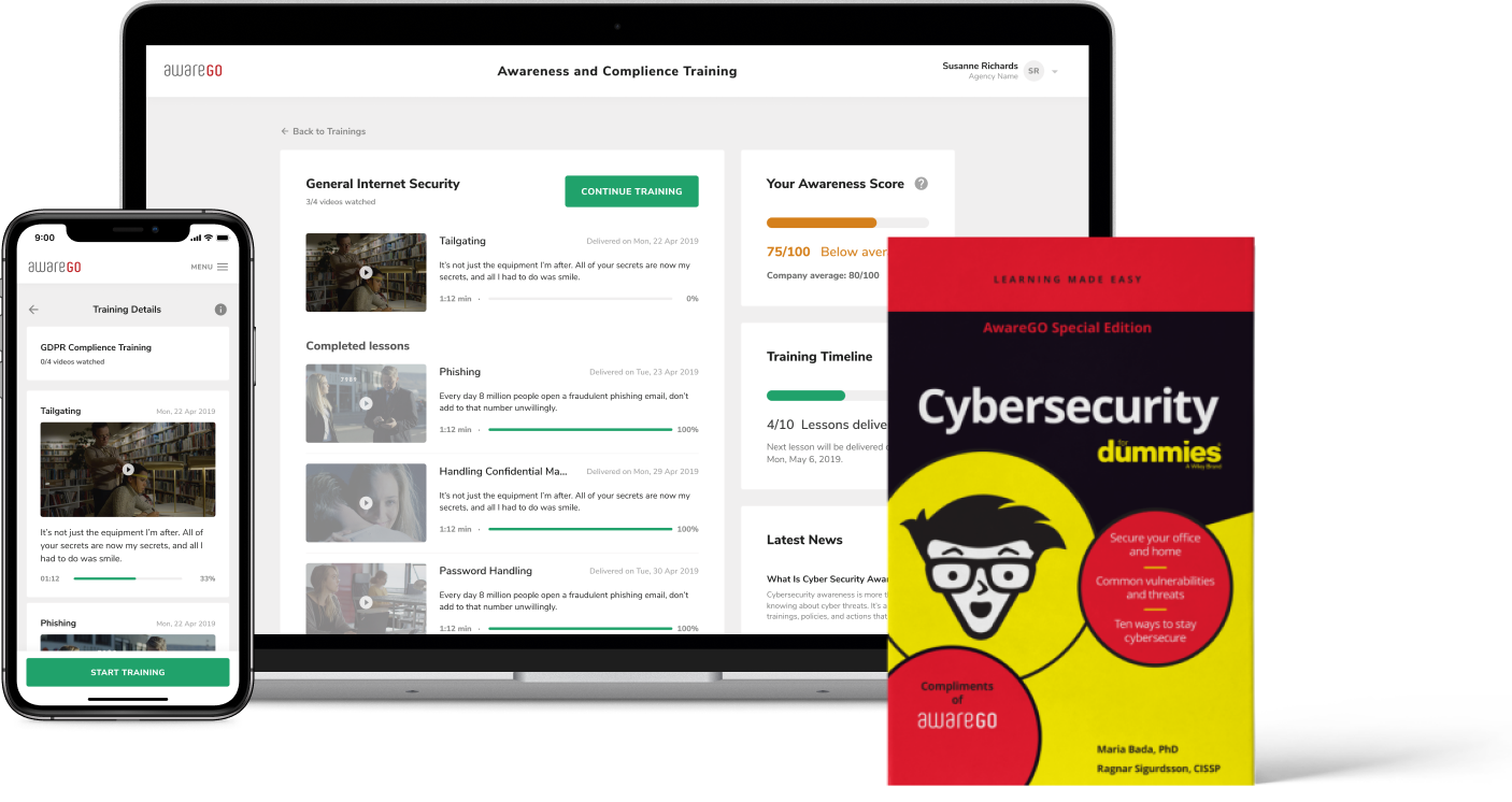 Cybersecurity For Dummies, AwareGO Special Edition - AwareGO
