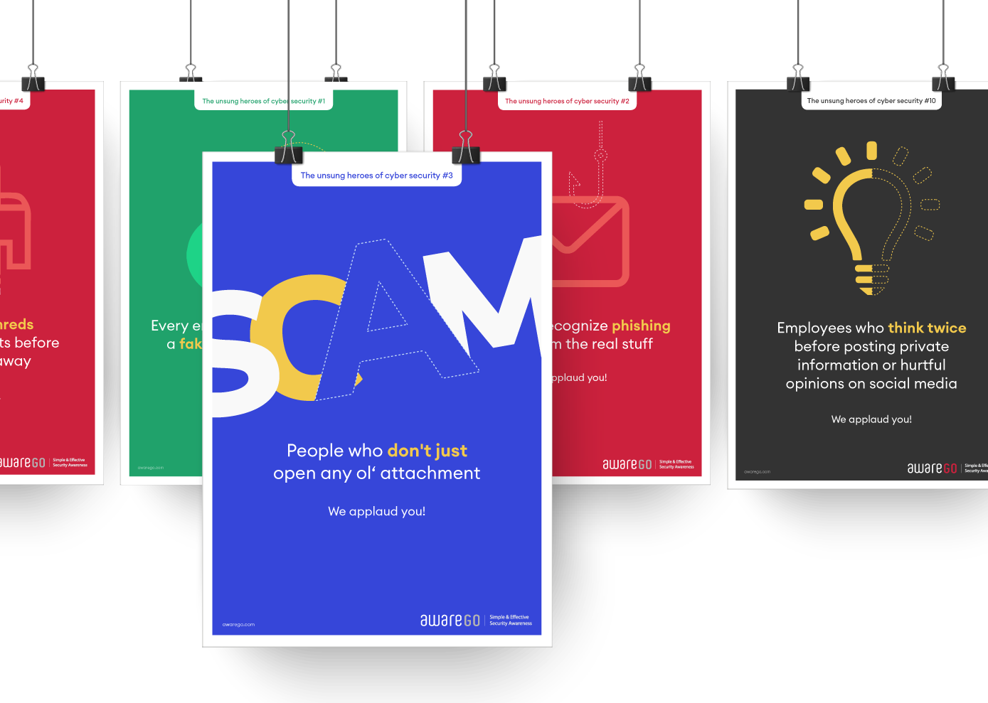 The New Security Awareness Posters Are Here - AwareGO